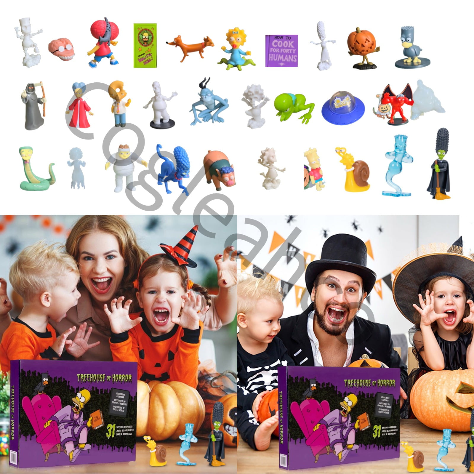 Cogleahco Halloween Countdown Box 2025, The Simpsons Treehouse of ...