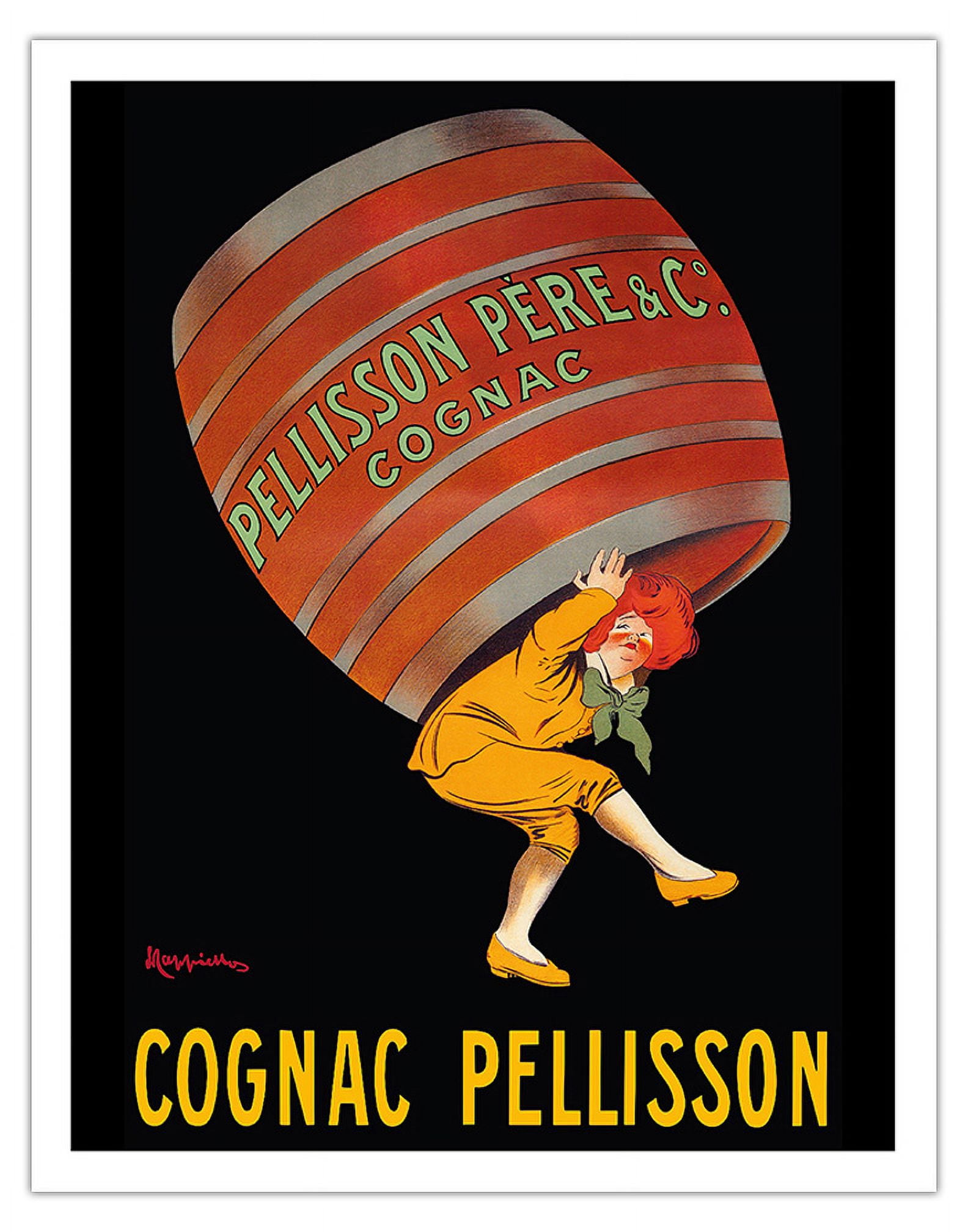 Cognac - Pellisson Cognac Père et Fils Co. - Vintage French Advertising ...