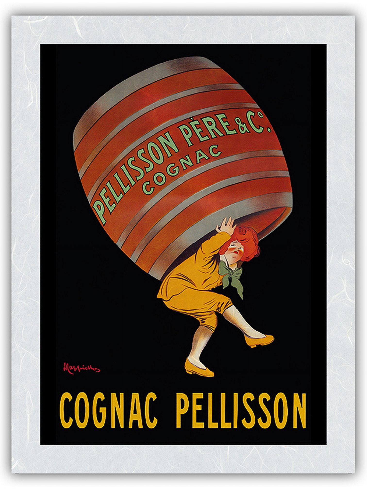 Cognac - Pellisson Cognac Père et Fils Co. - Vintage French Advertising ...