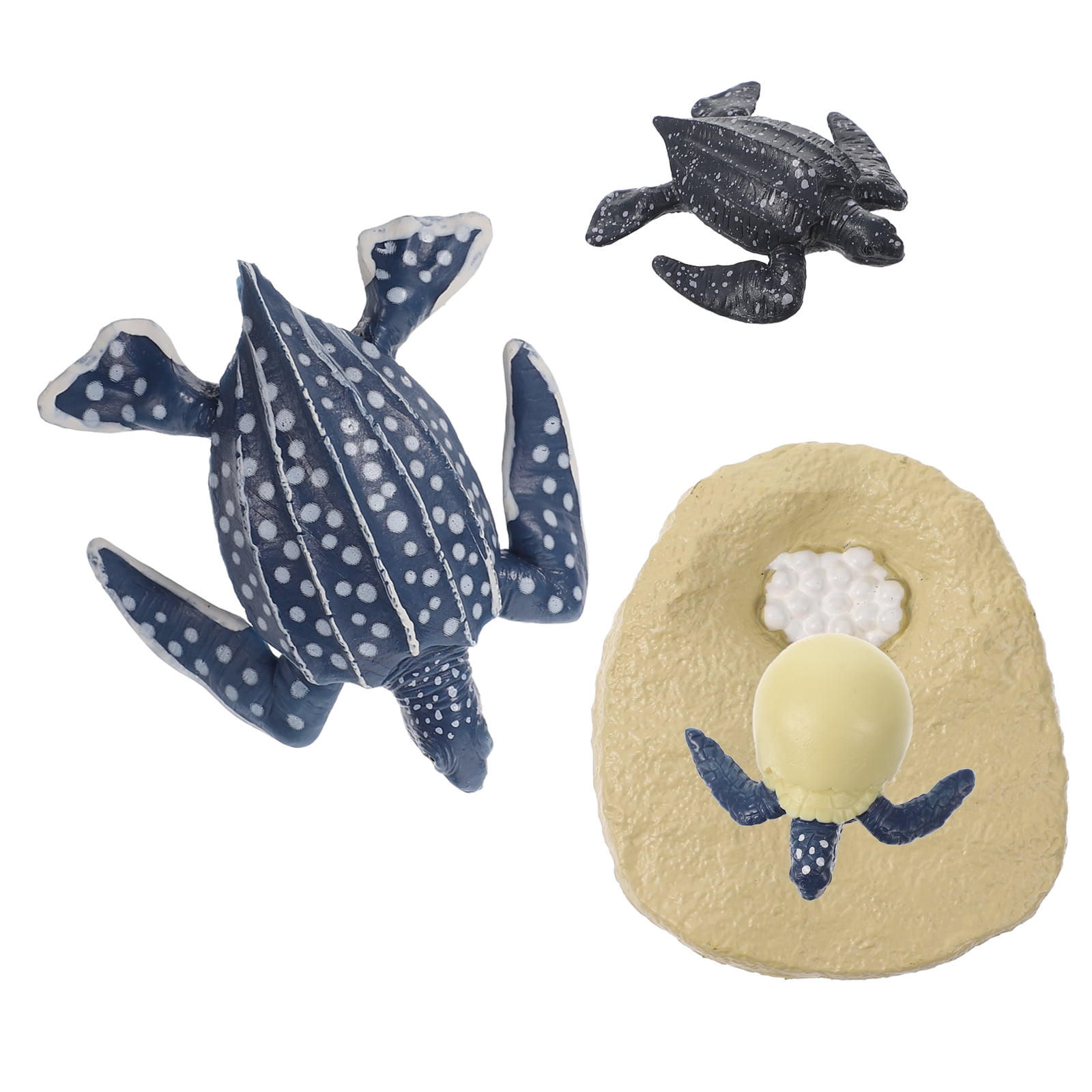 FELTECHELECTR Fake Turtle Figurine Turtle Models Assorted Color 1 Set ...