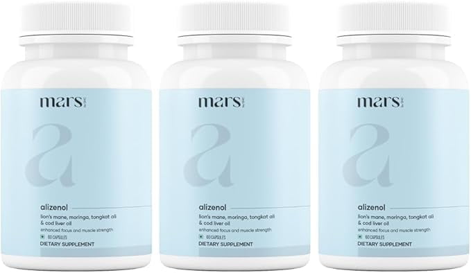 Mars Cognitive Support & Muscle Wellness – Enriched with Alizenol | 60 ...
