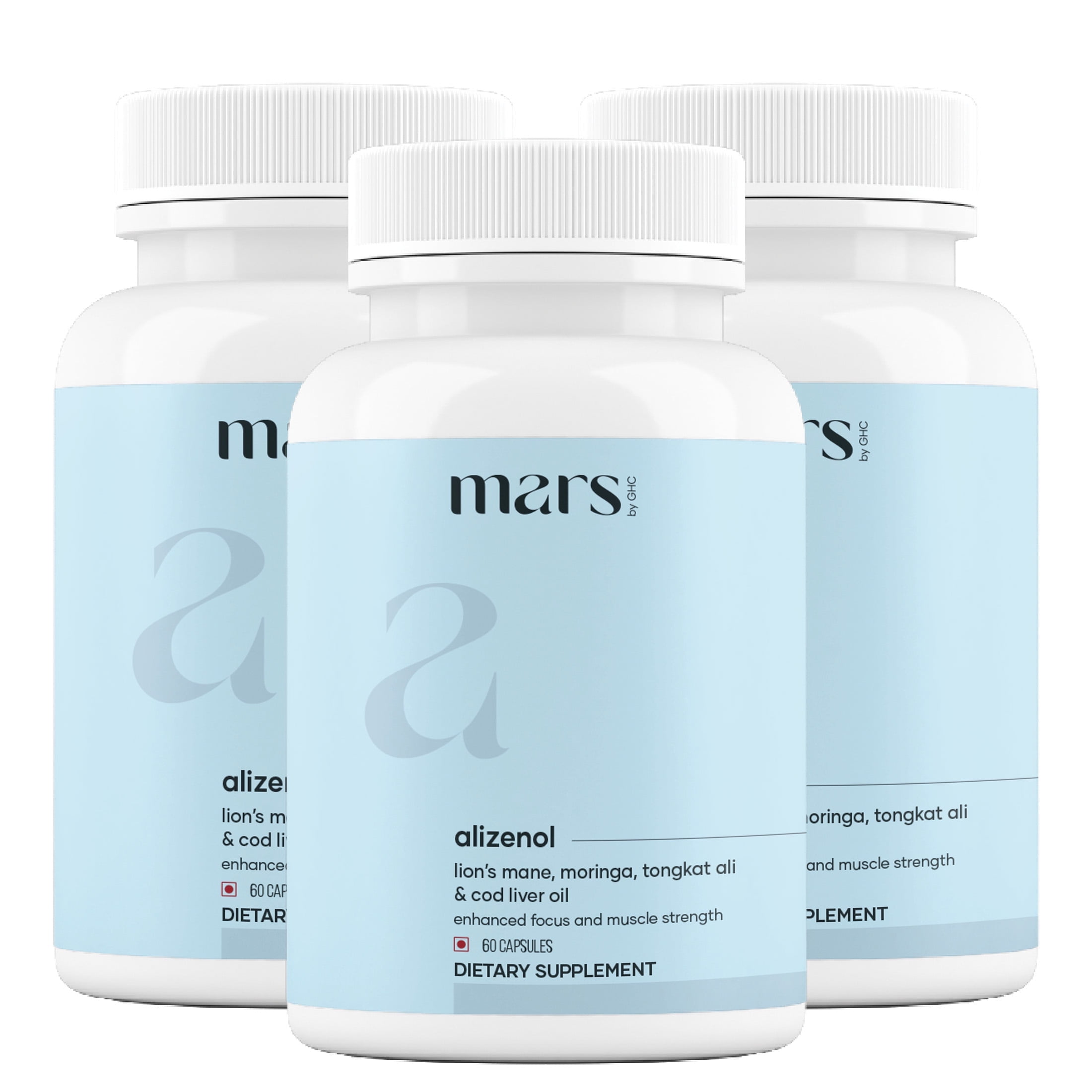 Mars Cognitive Support & Muscle Wellness – Enriched with Alizenol | 60 ...
