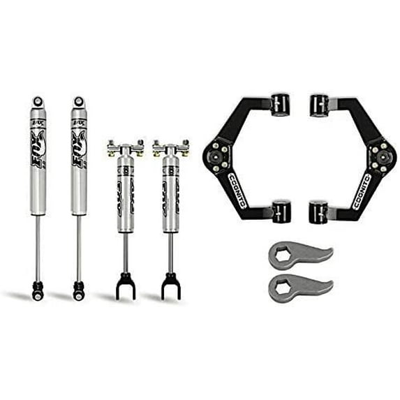 Cognito 20-24 Chevy Silv/Sierra 2500/3500HD 2WD/4WD 3in Perf Ball Joint Lvling Kit w/ Fox PS 2.0 ...