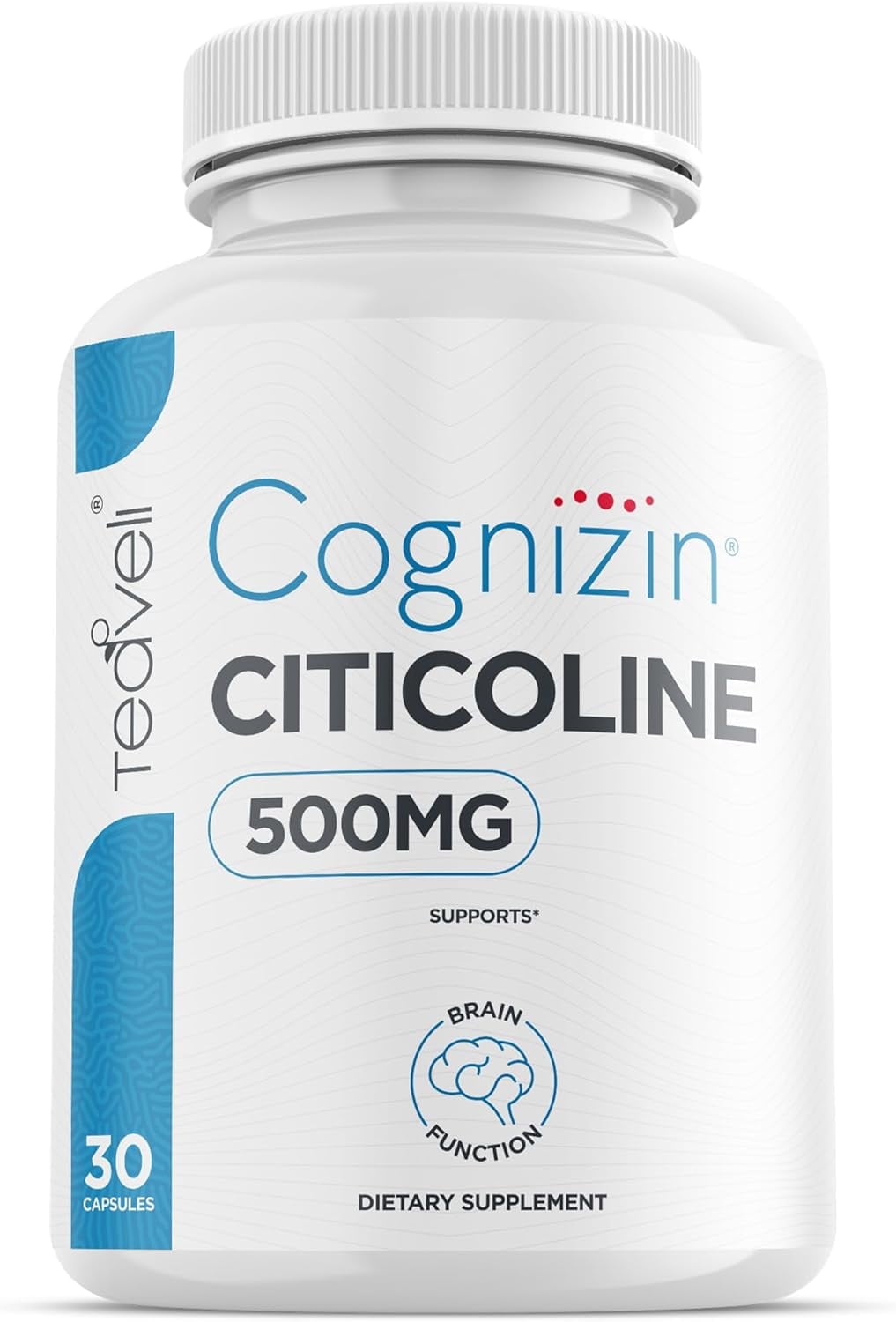 Cognizin Citicoline- 500mg CDP Choline Supplement- Clinically Studied ...