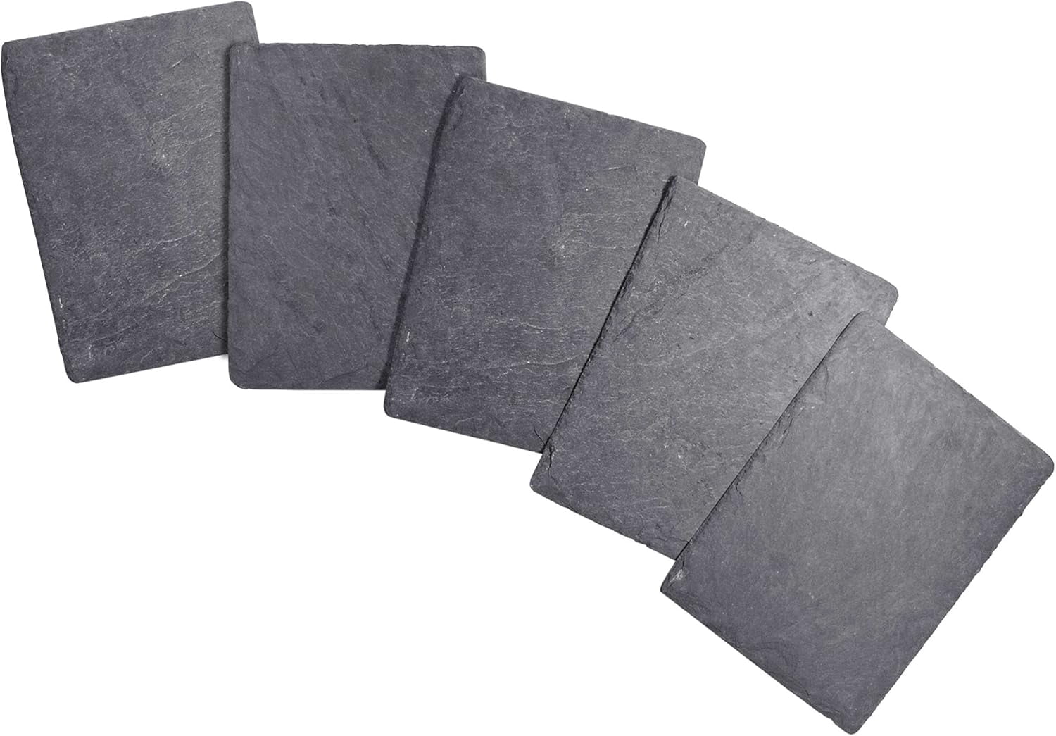 Cohas Slate Food and Cheese Platter or Art Boards Includes 5 Small 6 by ...