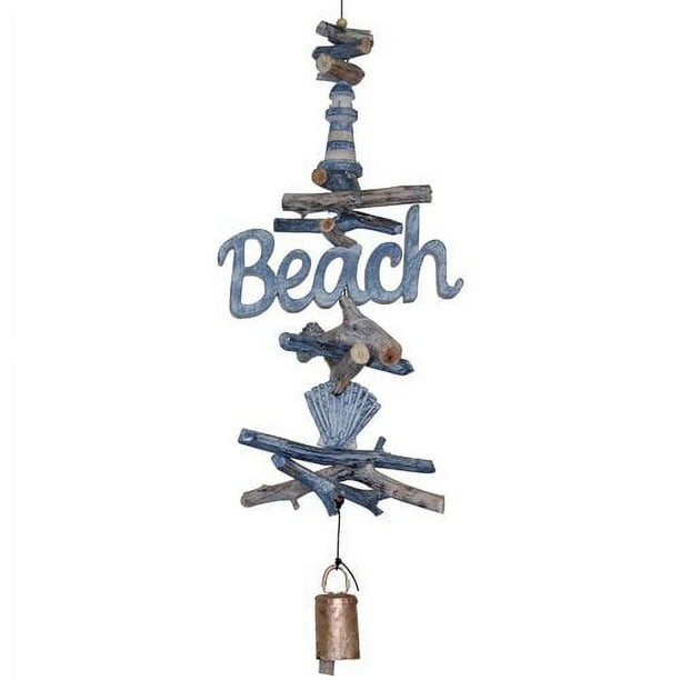 Cohasset Gifts & Garden Beach Logo Wind Chime - Walmart Business Supplies