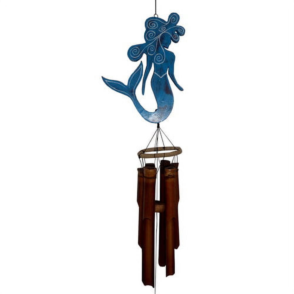 Cohasset Gifts & Garden Mermaid Bamboo Wind Chime - Walmart.com