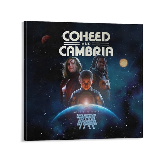 Coheed And Cambria (2)Poster A Female Singer Picture Print Canvas ...