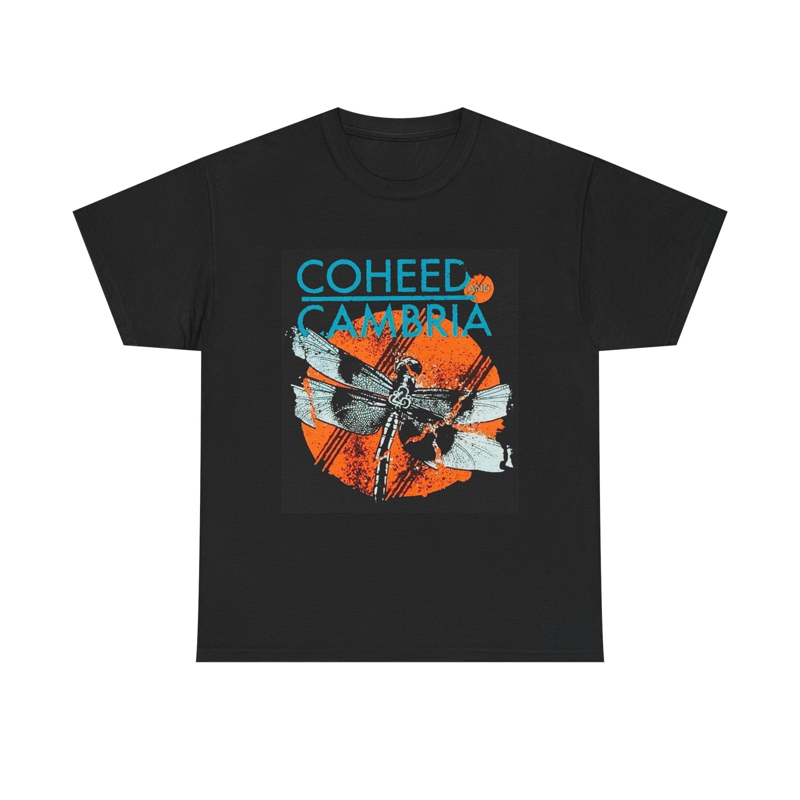 Coheed And Cambria Tshirt Retro Rock Band Merch Unisex Heavy Cotton Tee ...