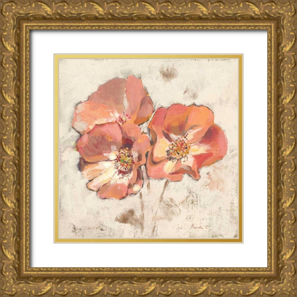 Cohen, Marietta 20x20 Gold Ornate Wood Framed with Double Matting ...