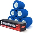 RISEN 2" x 10" Blue Self Adherent Cohesive Bandage (6 Count) - Walmart.com