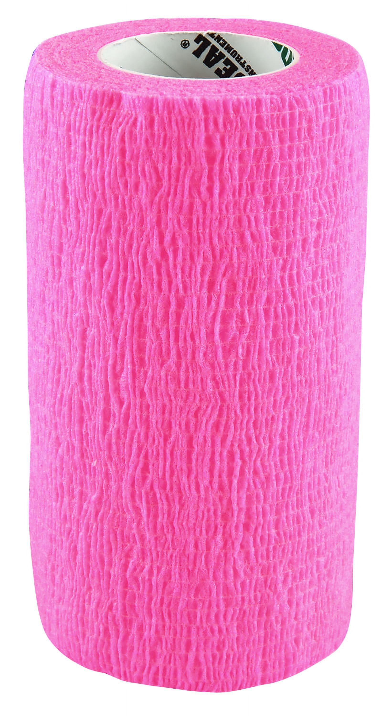 Cohesive Bandage - 4" Colors: Neon Pink - Walmart.com