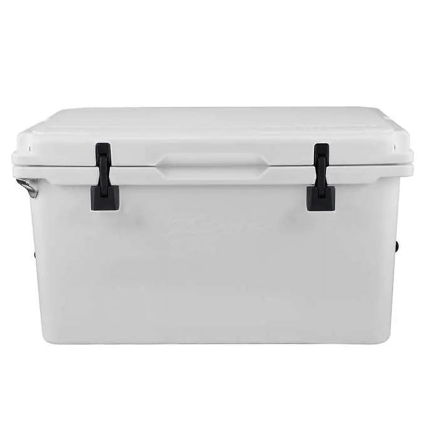 Coho Outdoors 55 Quart Roto Thermocooler with Bottle Opener, White ...