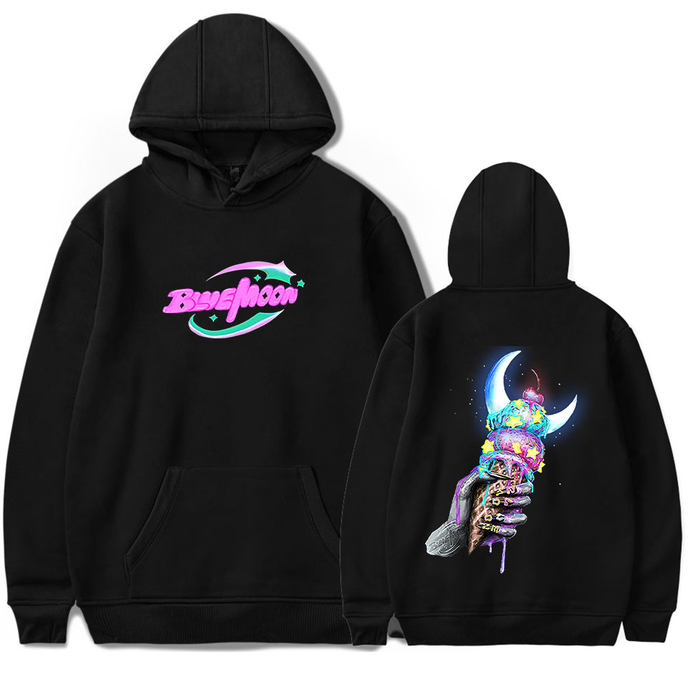 Coi Leray Blue Moon Merch Hoodies Winter Men/Women Hooded Sweatshirt ...