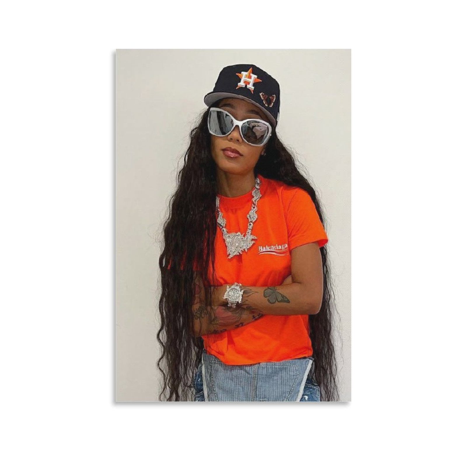 Coi Leray Rap Singer Poster (14) Canvas Wall Art Poster Decorative ...