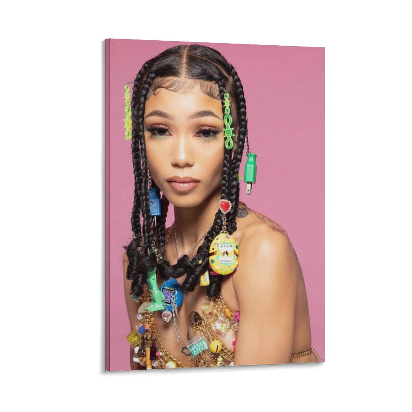 Coi Leray Rap Singer Poster (22) Poster Decorative Painting Canvas Wall ...
