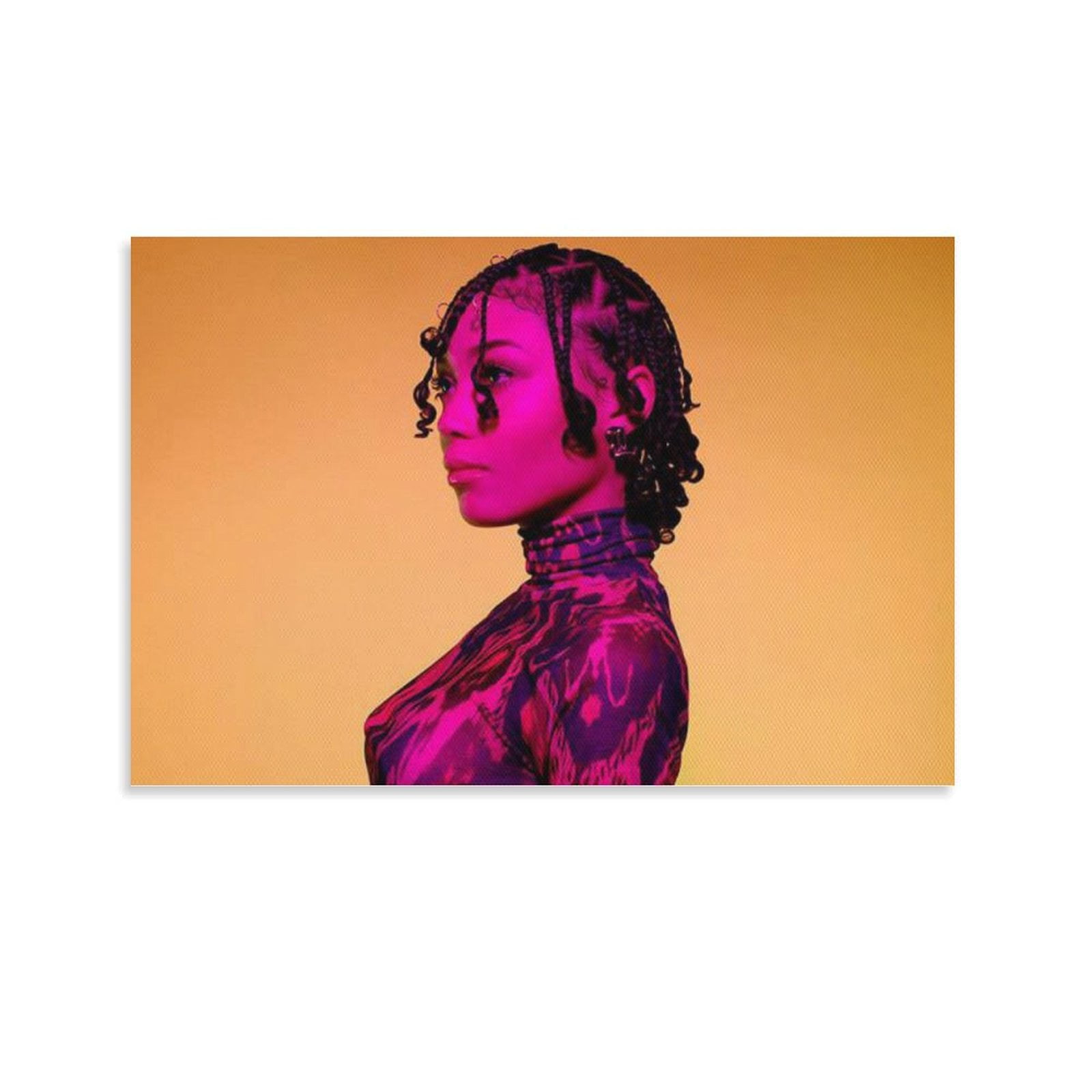 Coi Leray Rap Singer Poster (30) Canvas Wall Art Poster Decorative ...