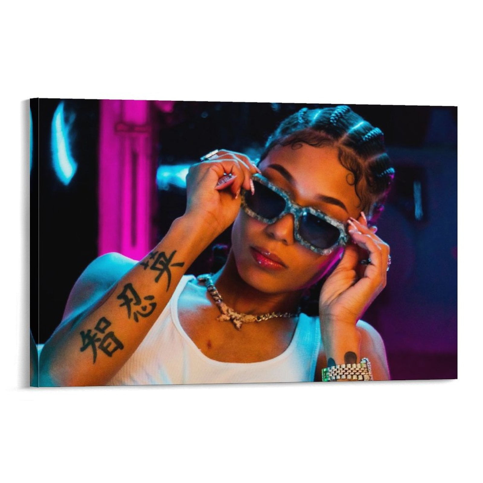 Coi Leray Rap Singer Poster (33) Poster Cool Artworks Painting Wall Art ...