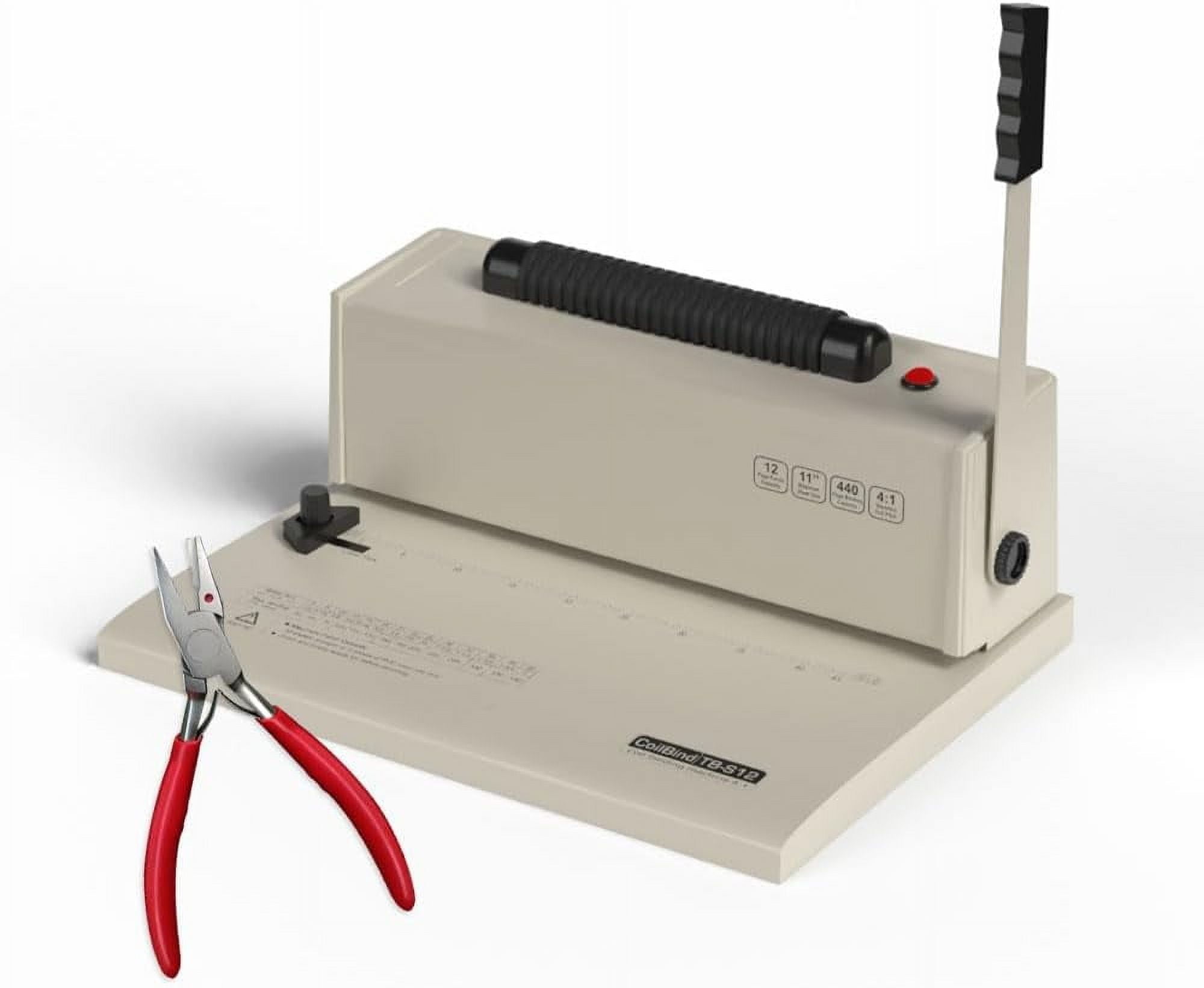 Coil Binding Machine with Electric Coil Inserter | Manually Punch up to ...