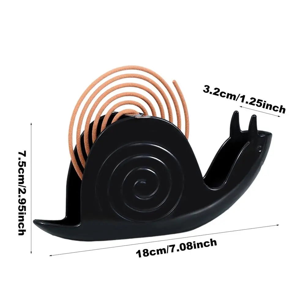 Coil Burner Holder Incense Ash Storage Rack Snail Design Coil Rack Home ...