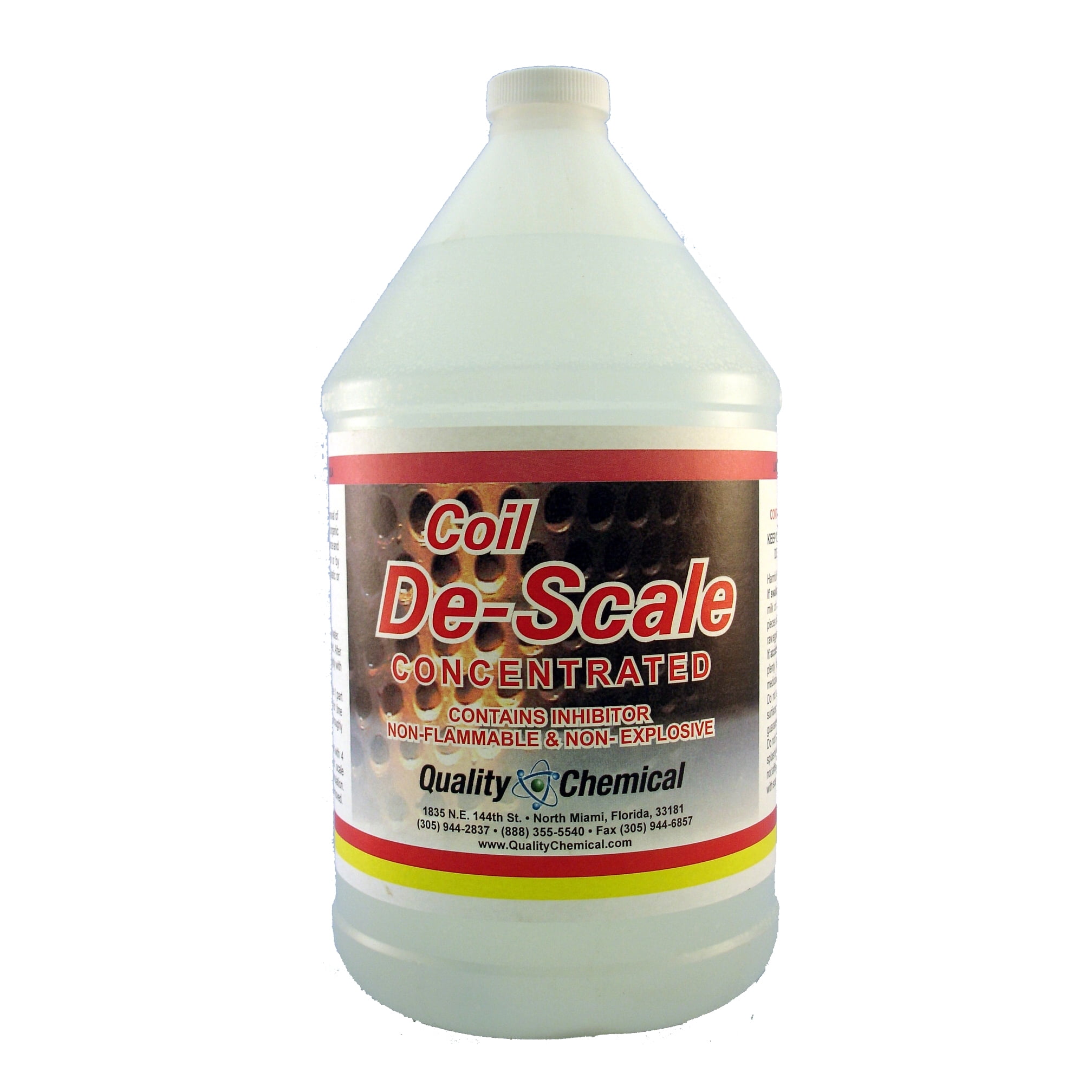 Coil De-Scale-aggressive acid-based product for coils - 1 gallon (128 ...
