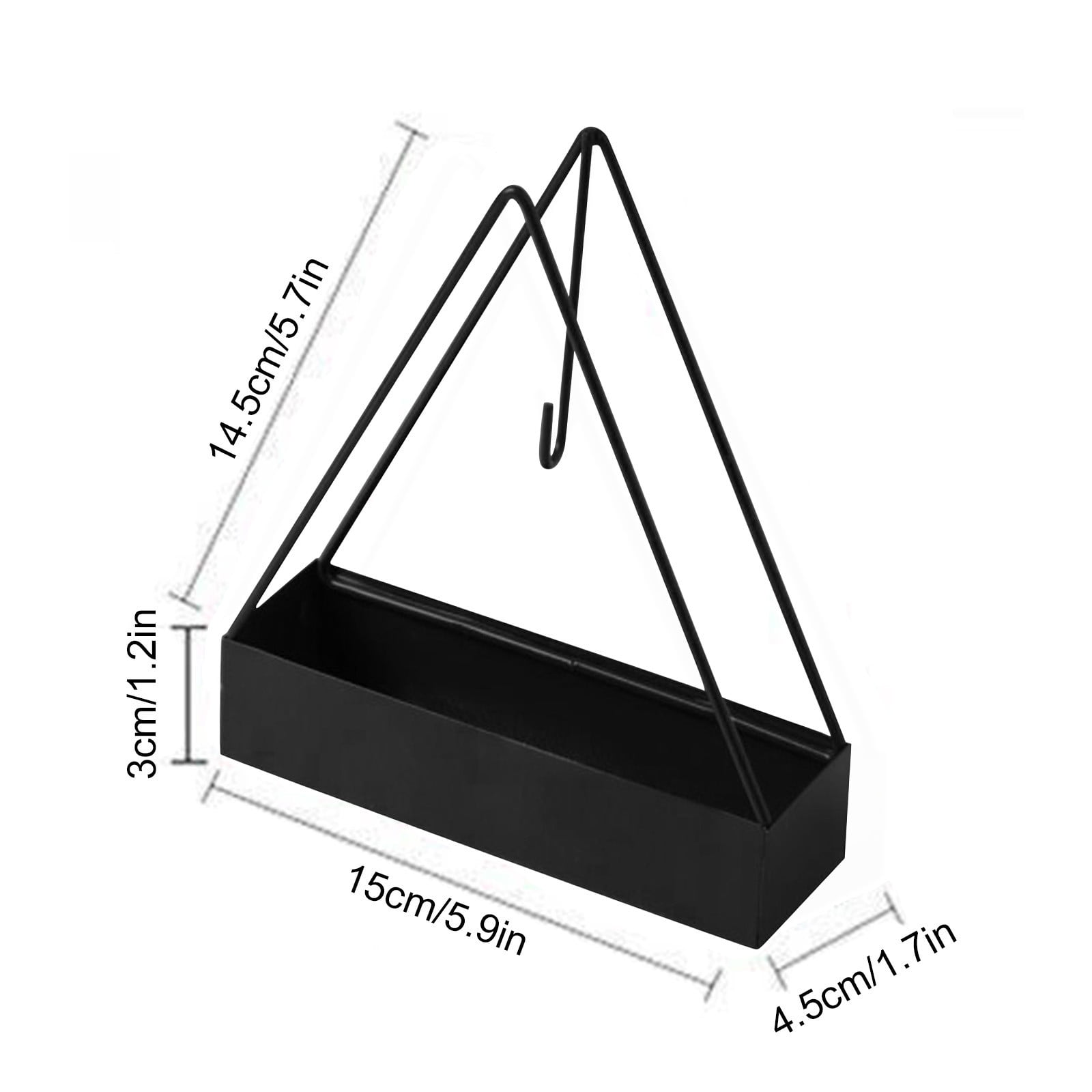 Coil Incense Burner Mosquito Coils Holder Full Metal Triangular Hanging ...