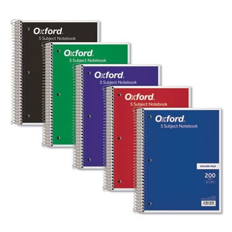 Coil-Lock Wirebound Notebooks, 5 Subjects, Medium/College Rule ...