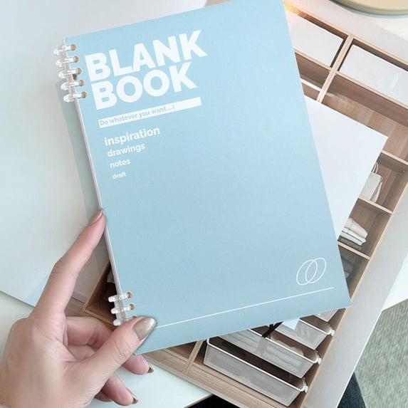 Coil Notebook, 9.8x7x0.59in B5 Spiral Journal with Grid Pages, Durable ...