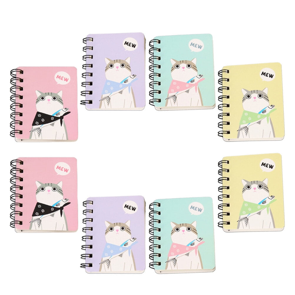 Coil Notepad for Office Cartoon Spiral Notepads Notebook Mini Memo ...