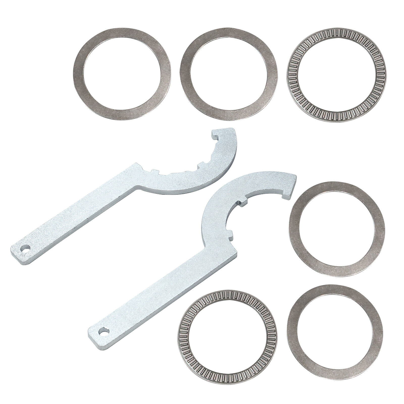 Coil-Over Spring Thrust Bearings & Washers Kit & Spanner Wrenches Set ...