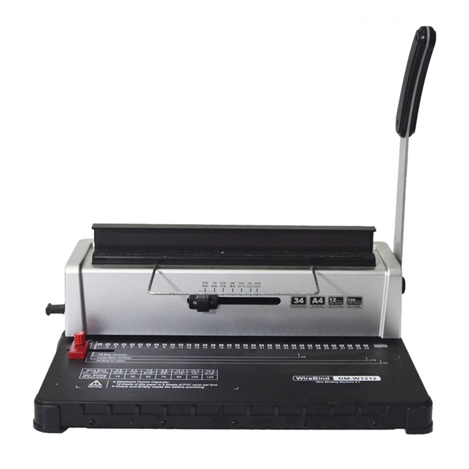 Coil Spiral Binding Machine Manual Book Maker 34-Holes Binding 120 ...