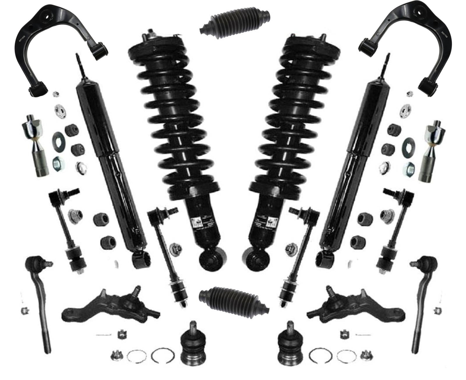 Coil Spring Strut Shocks Control Arm BJ For 96-00 4 Wheel Drive 4 ...