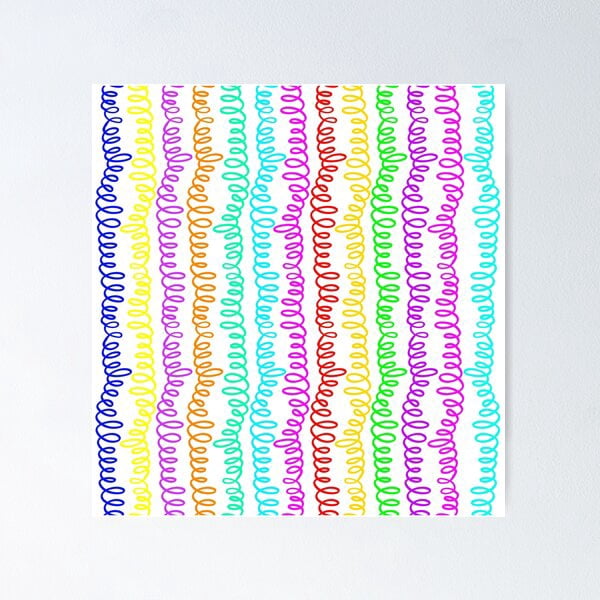 Coil Story Bro Poster Wall Art, Modern Wall Decor For Living Room ...
