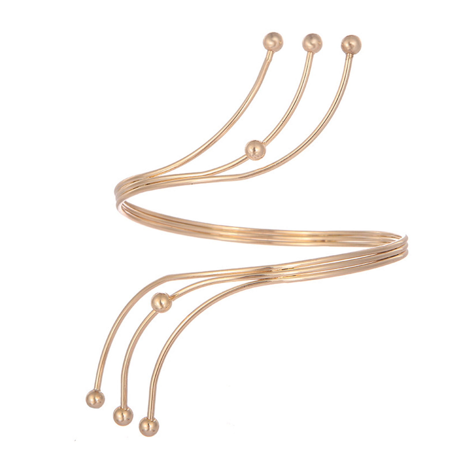 Coil Upper Arm Cuff Open Arm for Women Greek Goddess-Filigree Boho ...