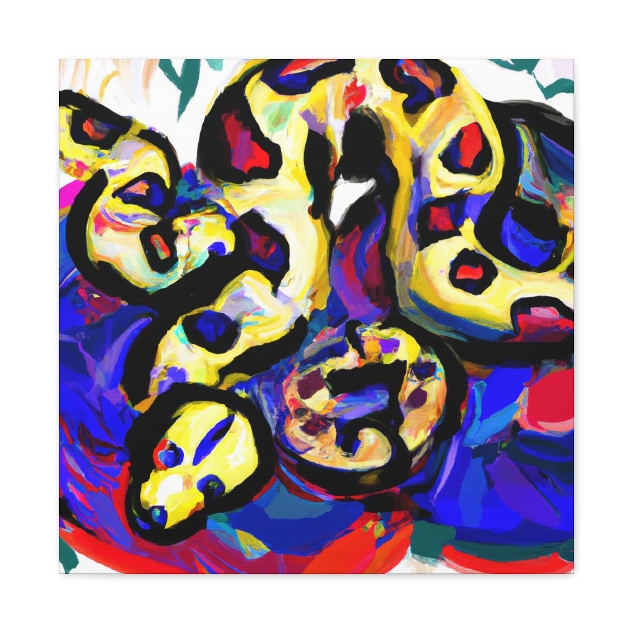 "Coiled Ball Python Portrait" - Canvas - Walmart.com