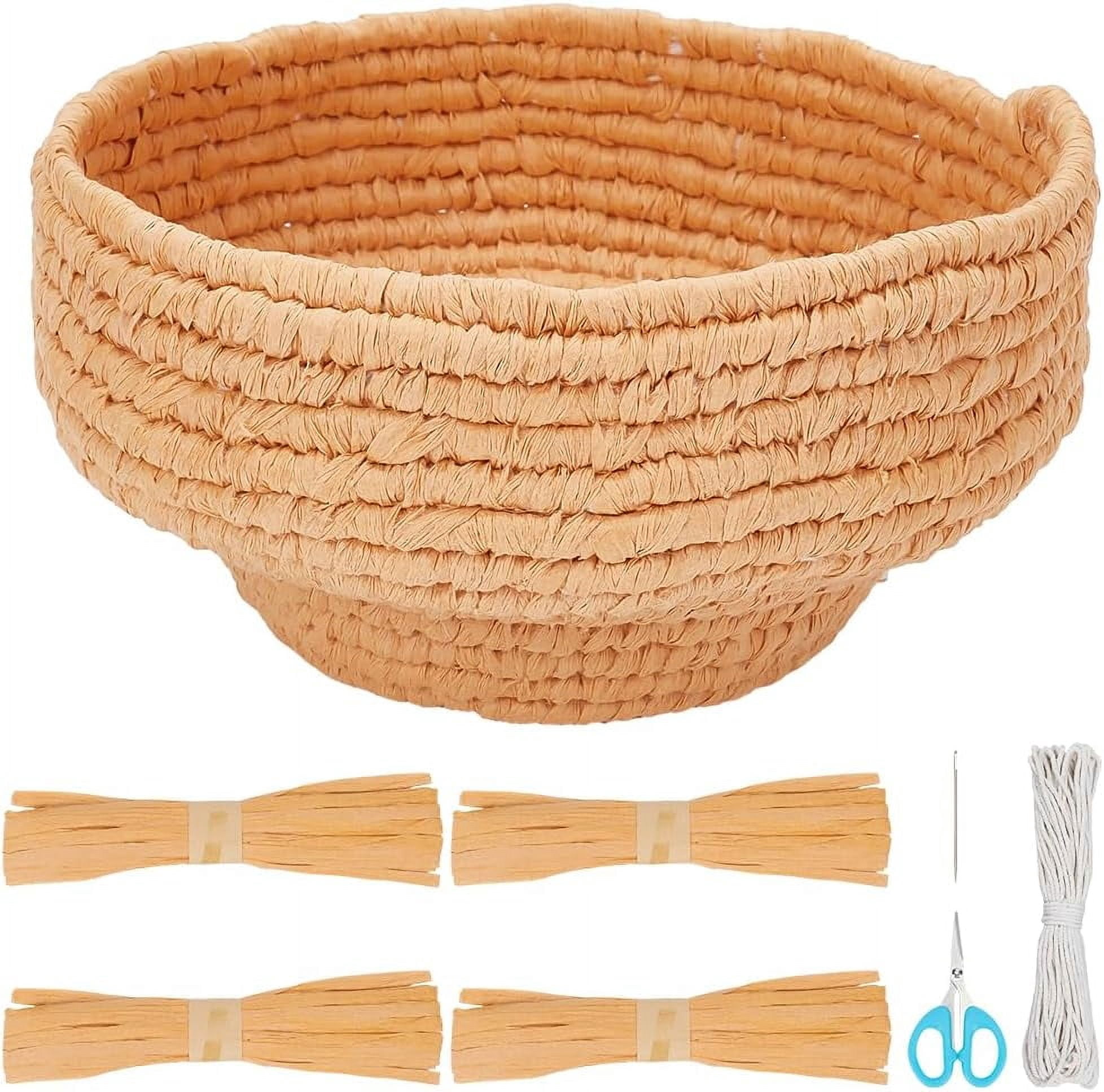 Coiled Basket Kit Basket Weaving Craft DIY Macrame Basket Kit Macrame ...