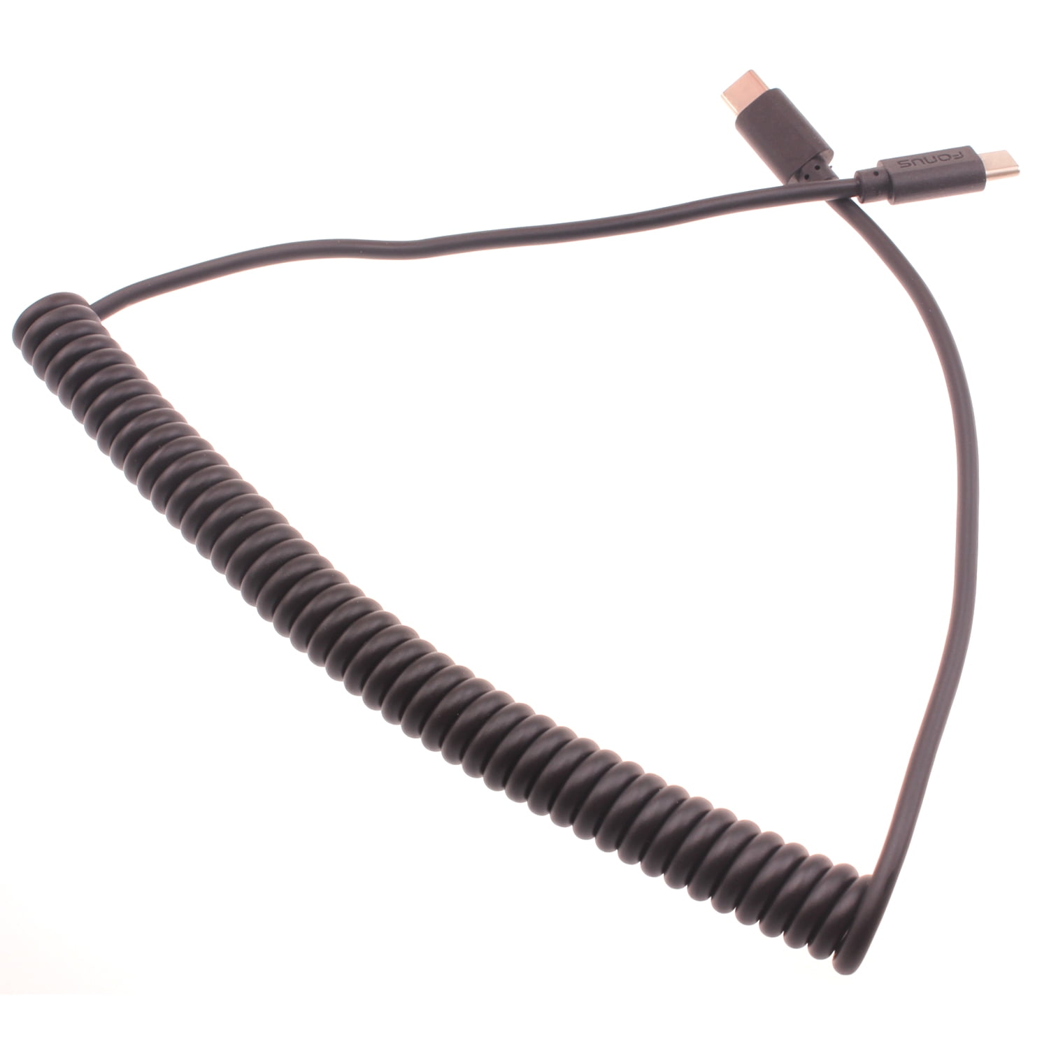 Coiled Cable USB-C to TYPE-C for Motorola Moto G 5G (2022)/G 5G (2023 ...