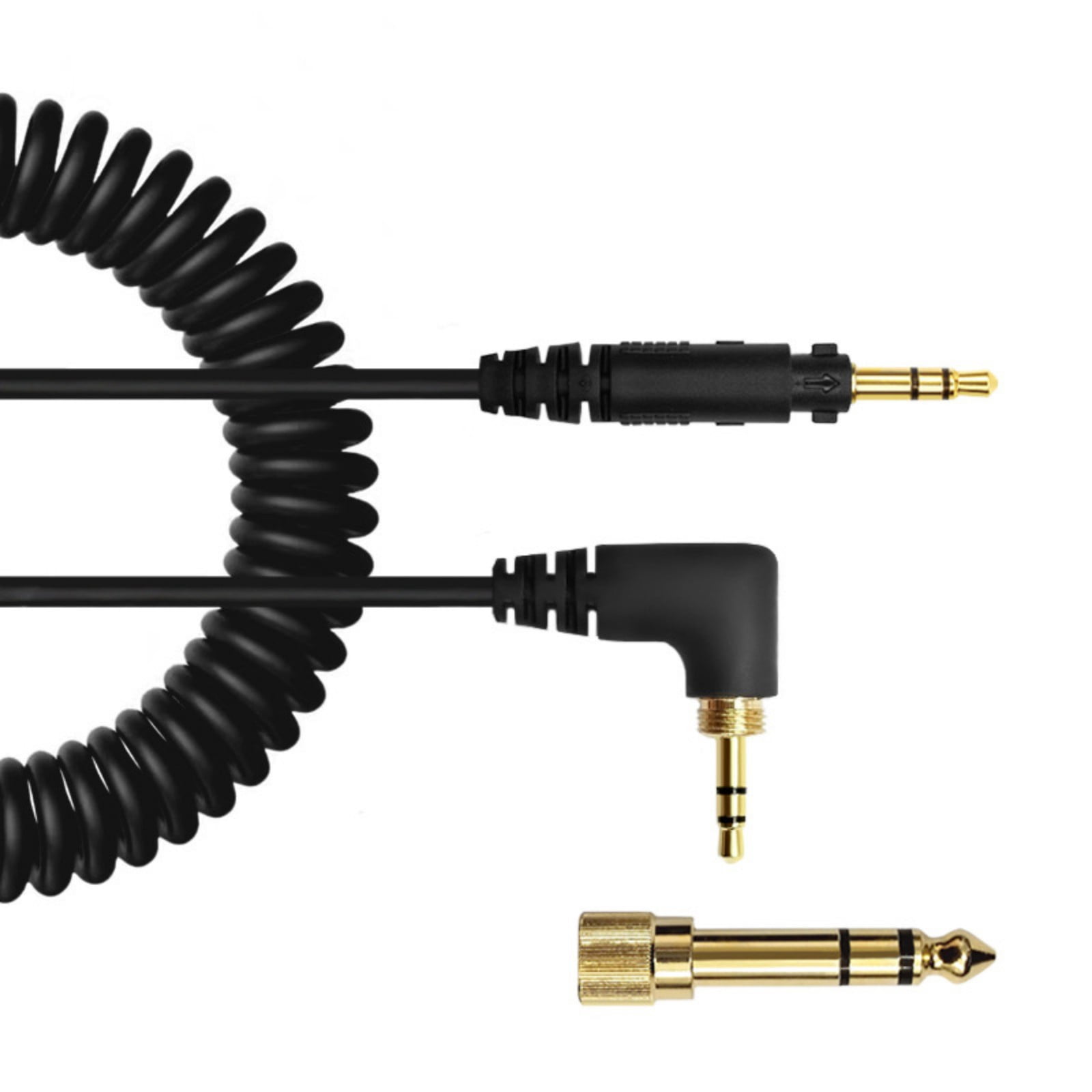 Coiled Cable for EAH-DJ1200 Headphone Feature 3.5mm with 6.35mm ...