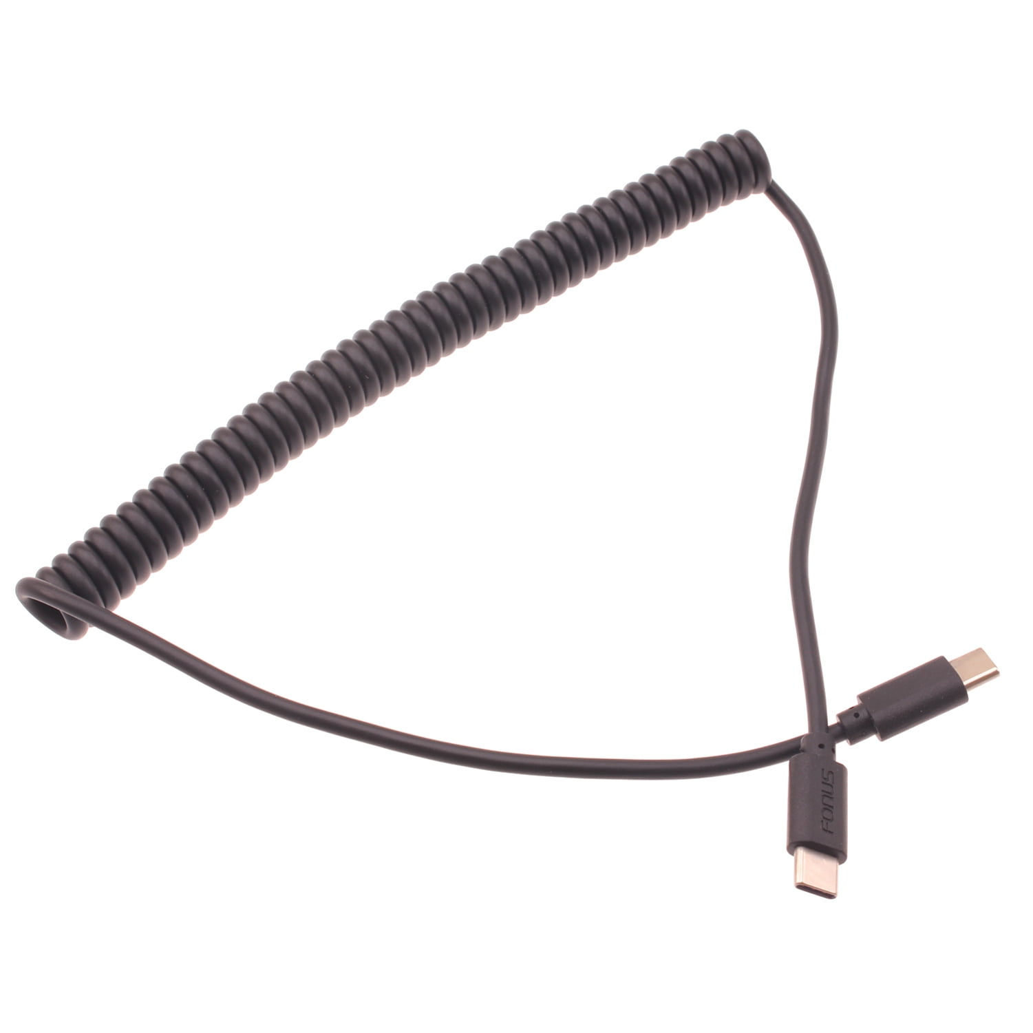 Coiled Cable for Samsung Galaxy A72/A52/A42/A32/A12 - USB-C to TYPE-C ...