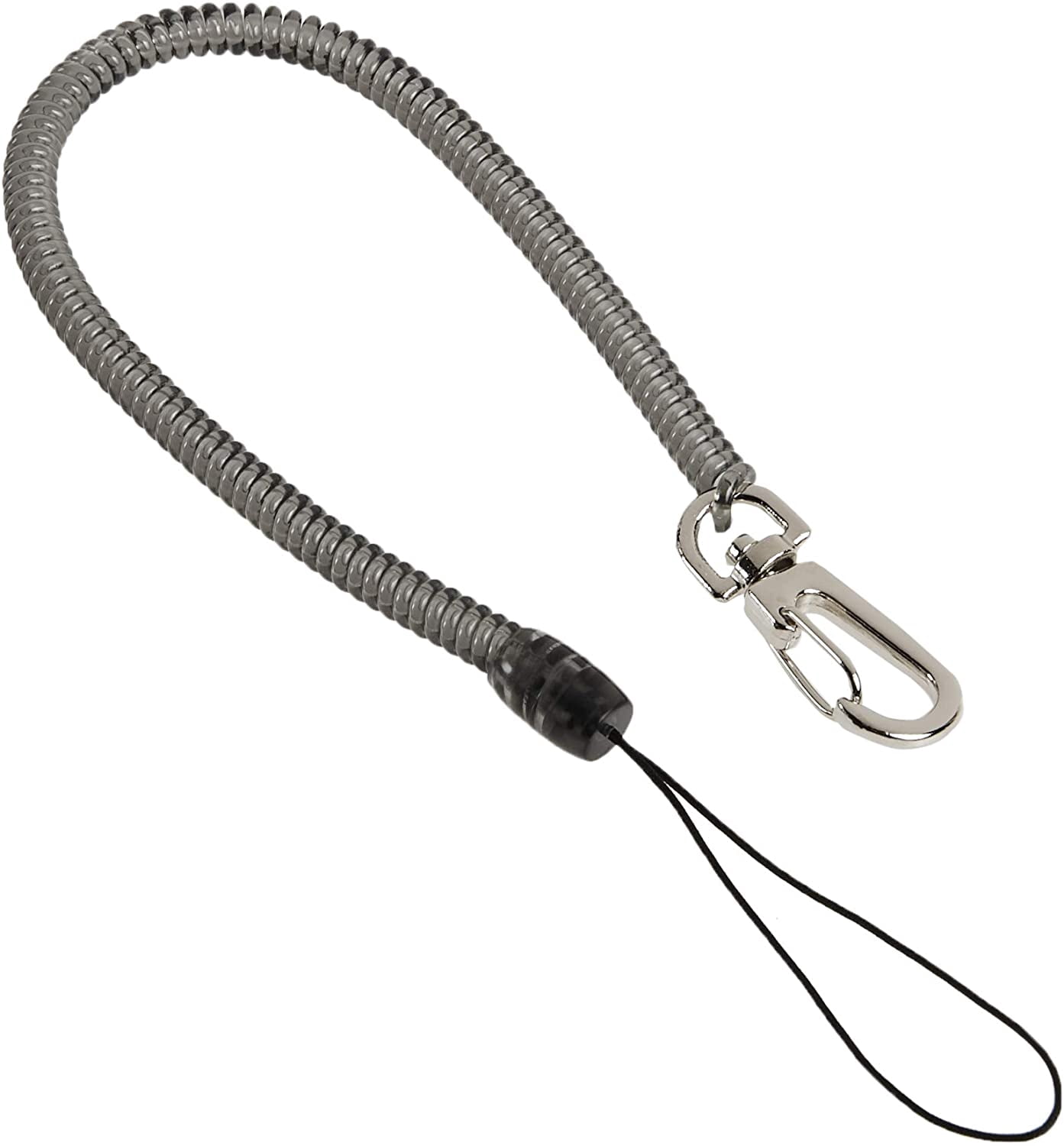 Coiled Clip Lanyard, Elastomer W/Nylon - Walmart.com