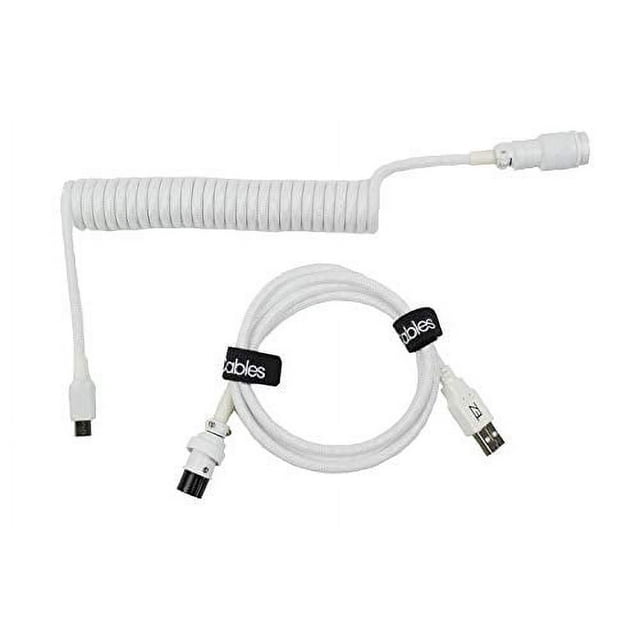 Coiled Keyboard Cable Tez Cables E-Series (5 ft, USB-C Painted Aviator ...