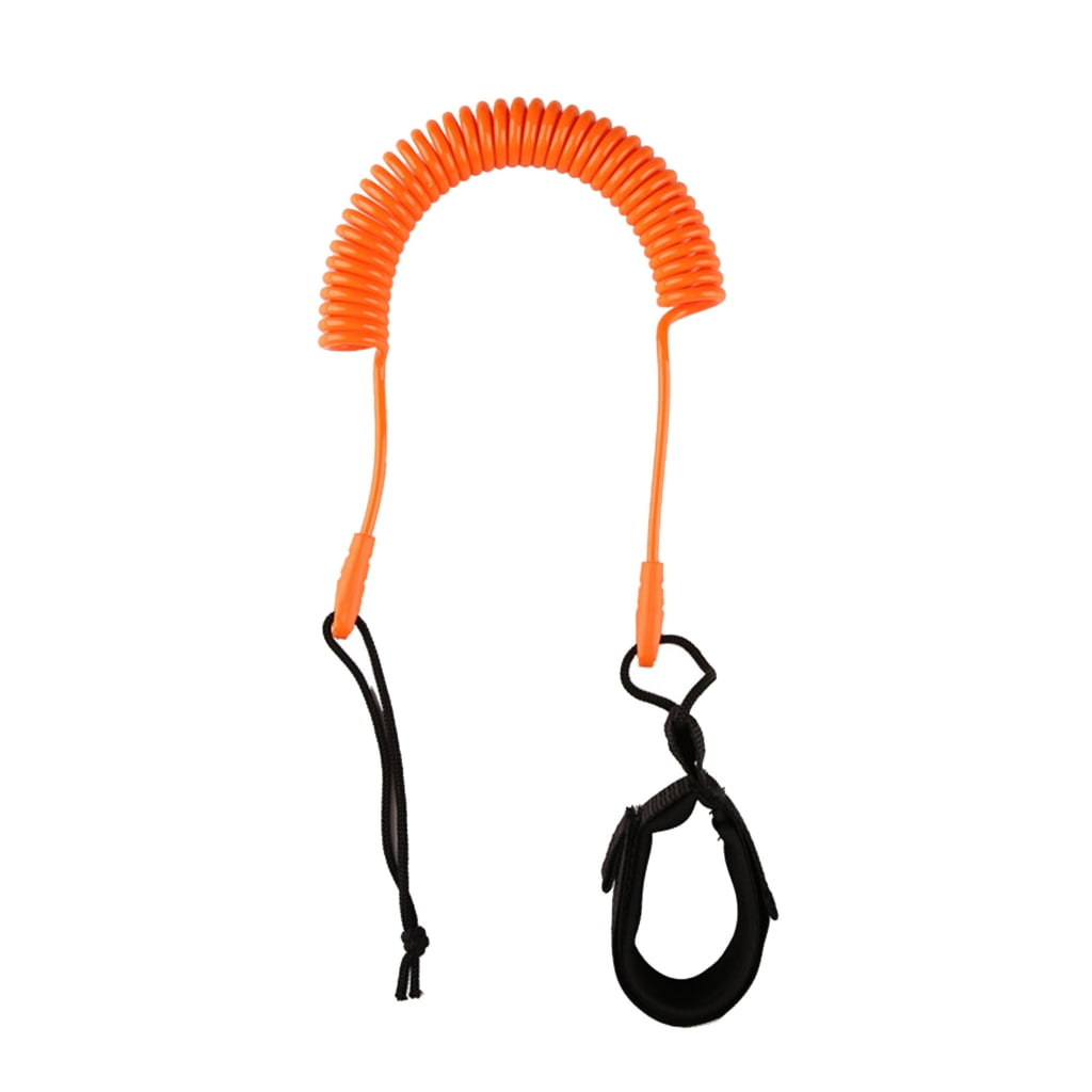 Coiled SUP Leashes Stand-Up Paddle Board Leg Rope Wrist Strap Surfboard ...