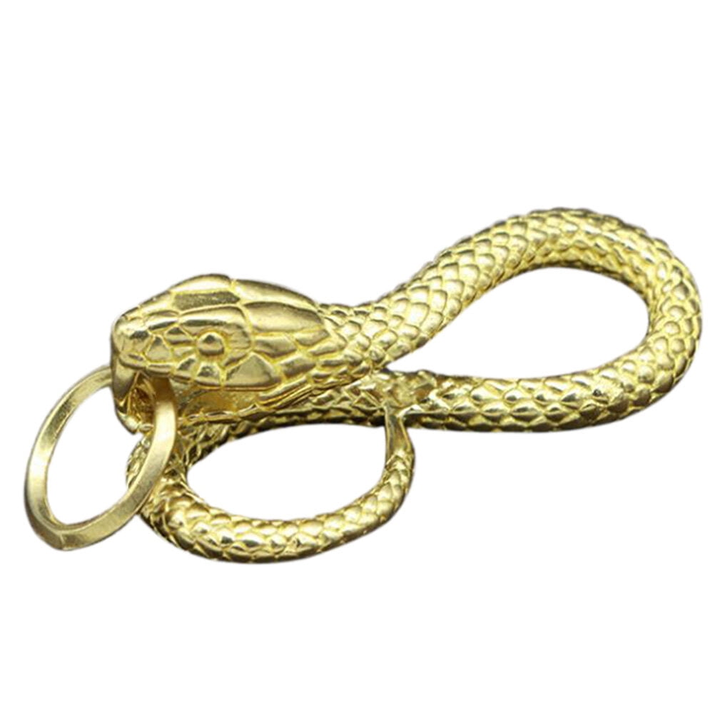 Coiled Snake Keychain Hand Jewelry Lanyard Bracelet Locket Yellow ...