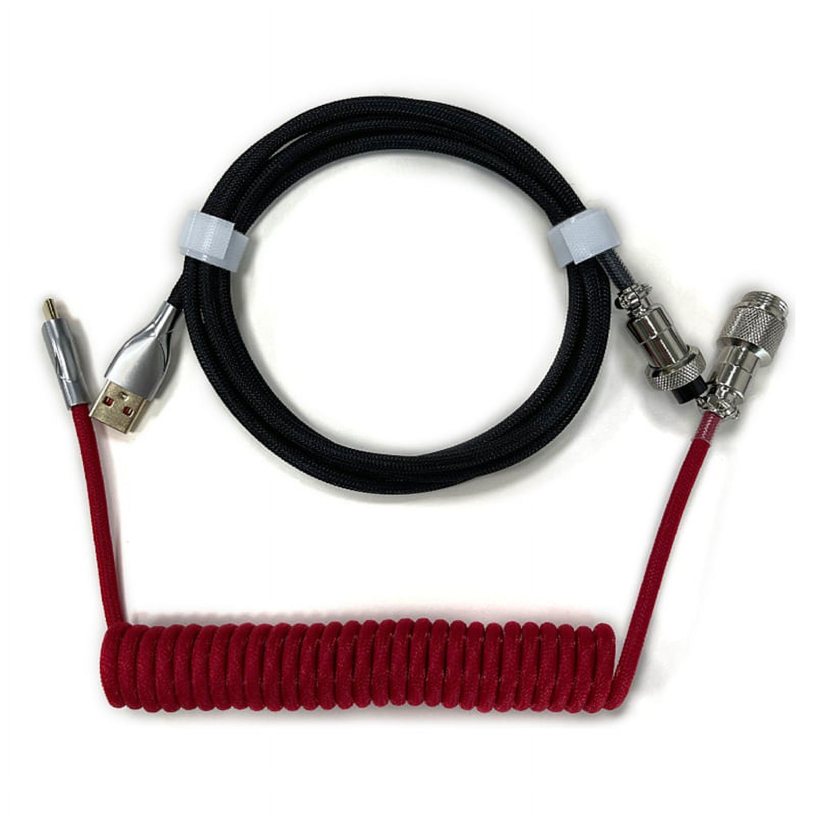 Coiled Type C Cable 1.5M for Mechanical Keyboard Aviator-Connector ...
