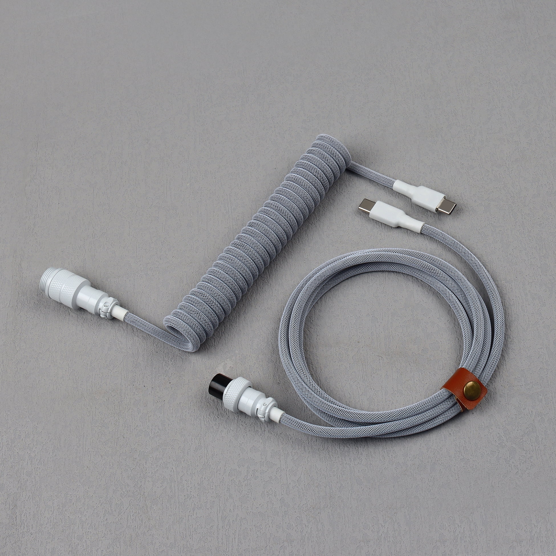 Coiled Type C to Type C Keyboard Cable with GX16 Aviator Cable for ...