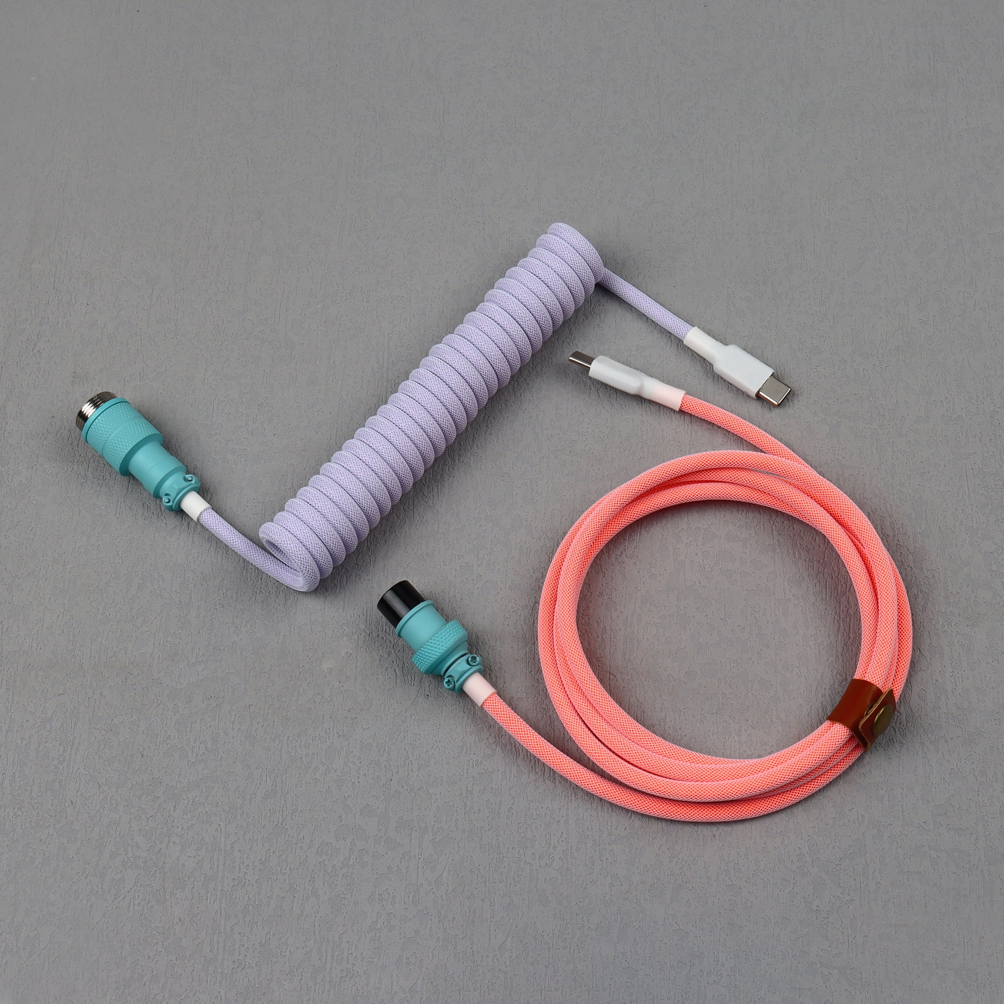 Coiled Type C to Type C Keyboard Cable with GX16 Aviator Cable for ...