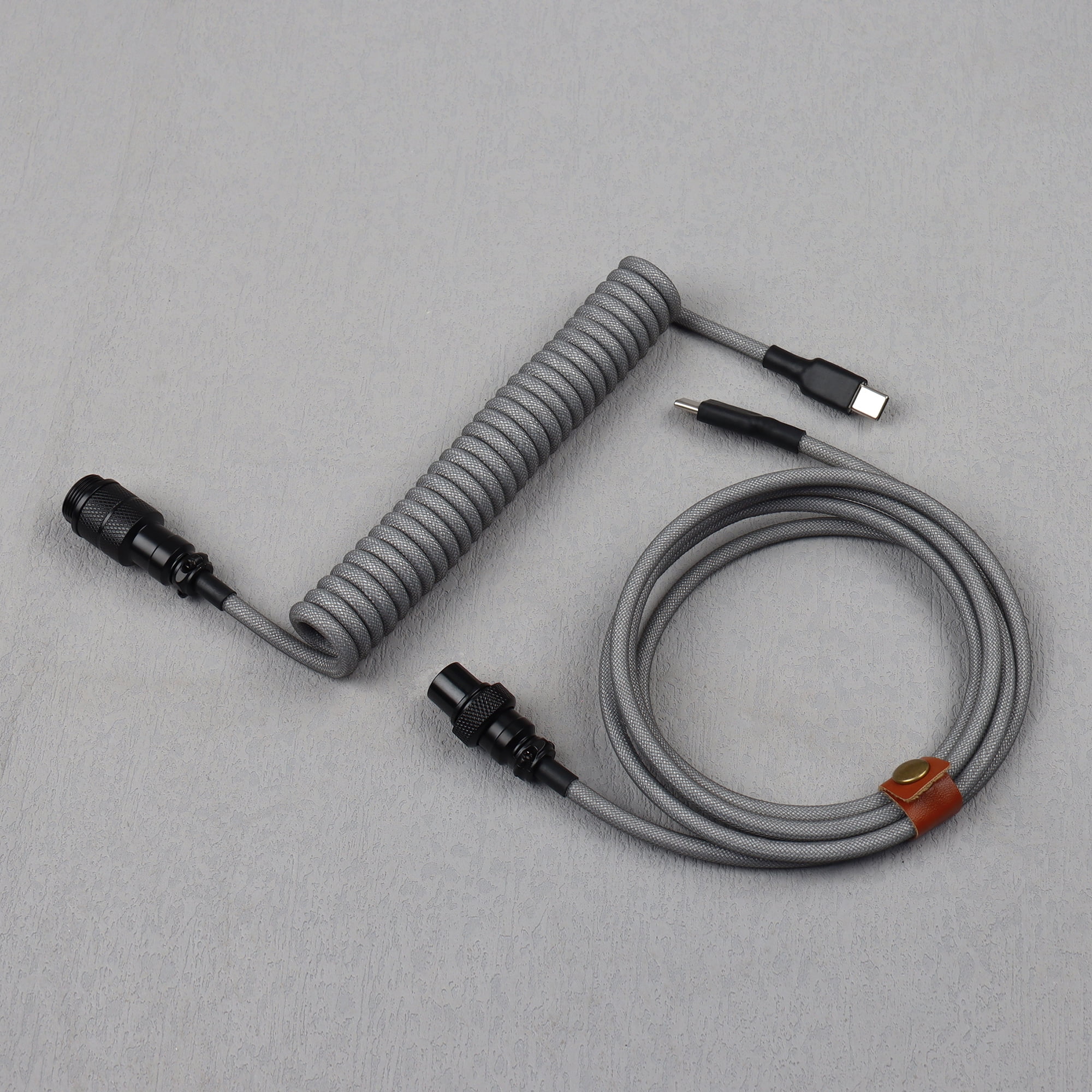 Coiled Type C to Type C Keyboard Cable with GX16 Aviator Cable for ...
