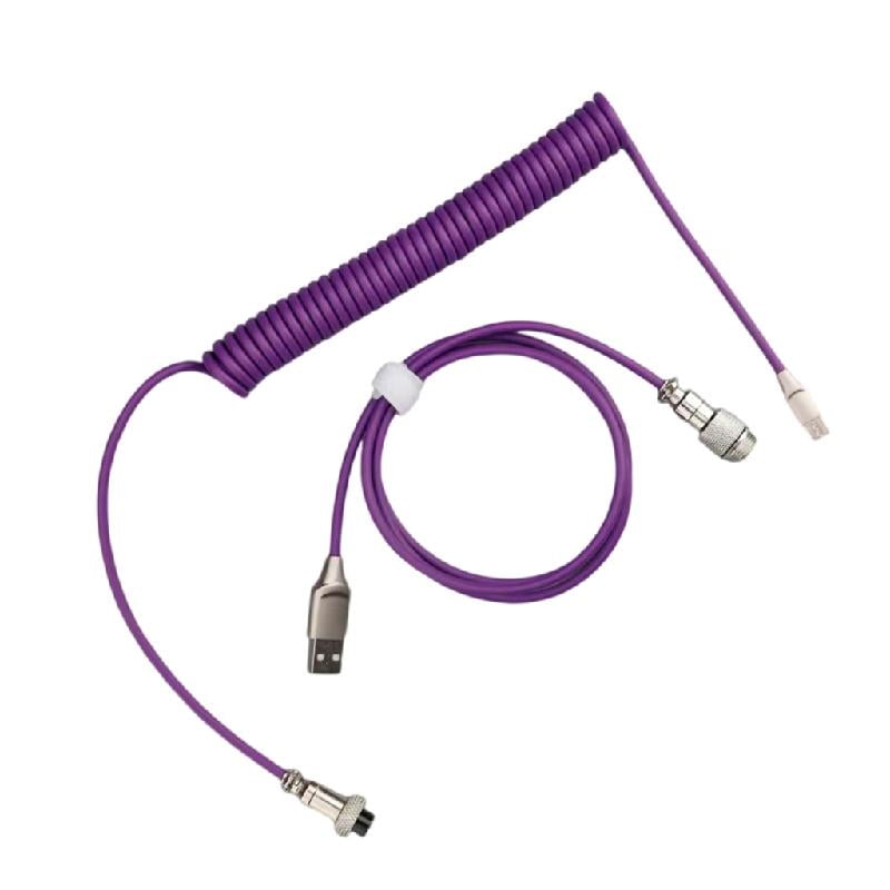 Coiled USB C Cable for Gaming Keyboards Wire Mechanical Keyboards USB ...