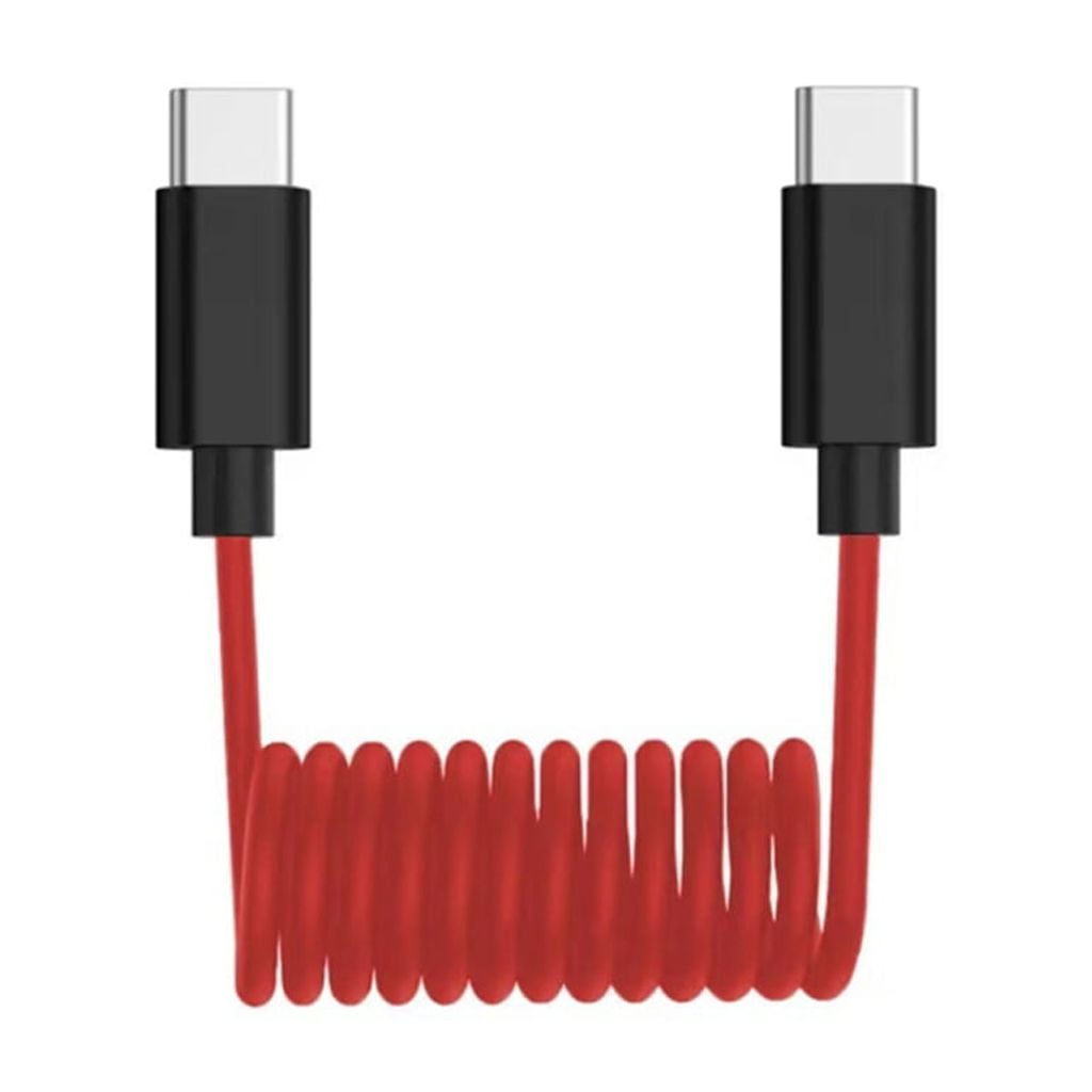 Coiled USB C To USB C Microphone Cable For Cameras And Smartphone ...