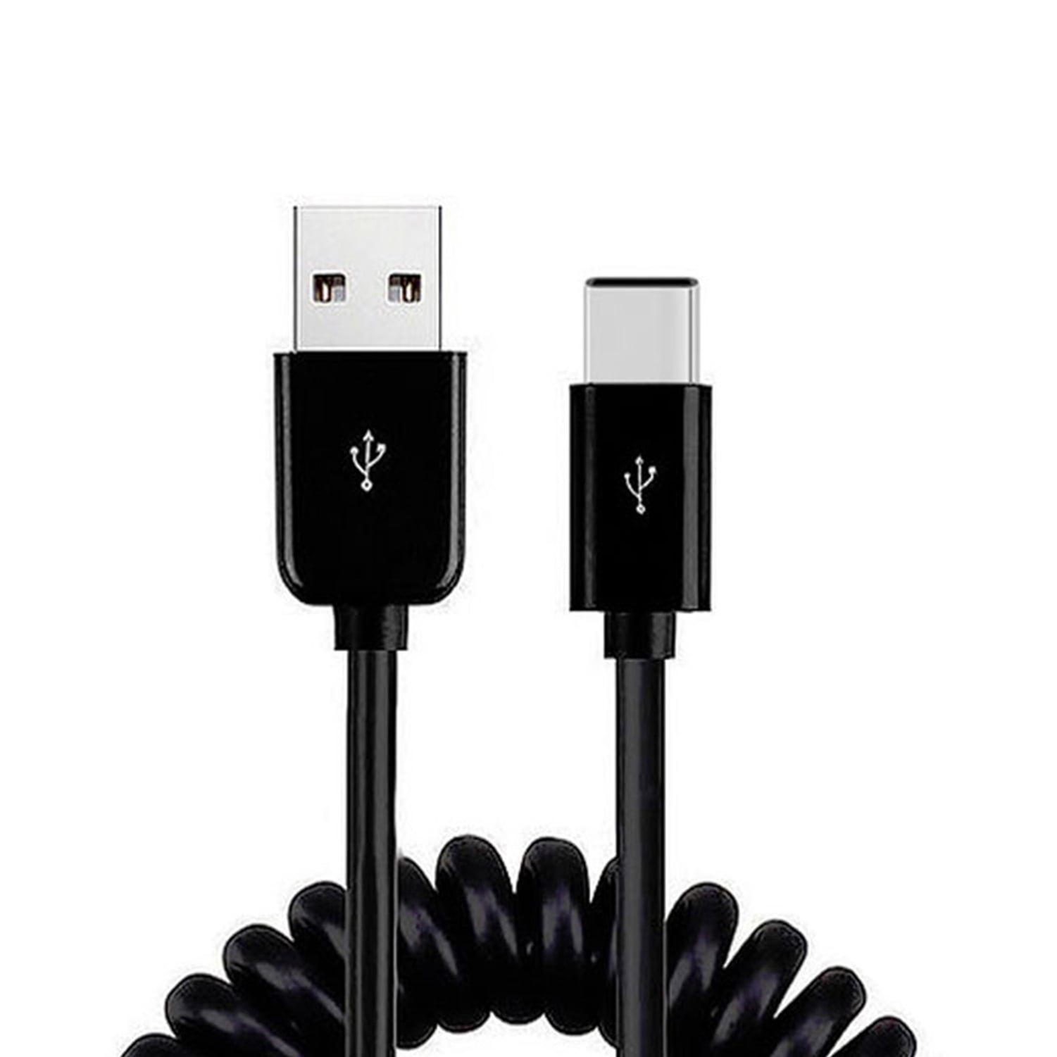Coiled USB Cable for Cricket Debut S3, Icon 6 - Type-C Charger Cord USB ...